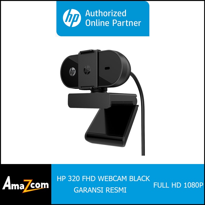 Hp 320 Fhd Webcam สีดํา ของแท้ - รับประกันอย่างเป็นทางการ | Shopee Thailand