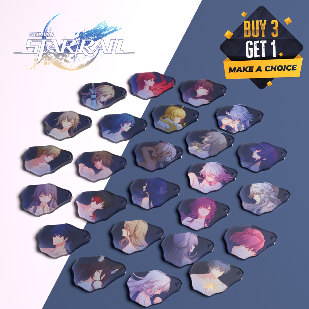 Gantungan พวงกุญแจ Burjois Eidolon 6 Honkai Star Rail | พวงกุญแจอะคร ...