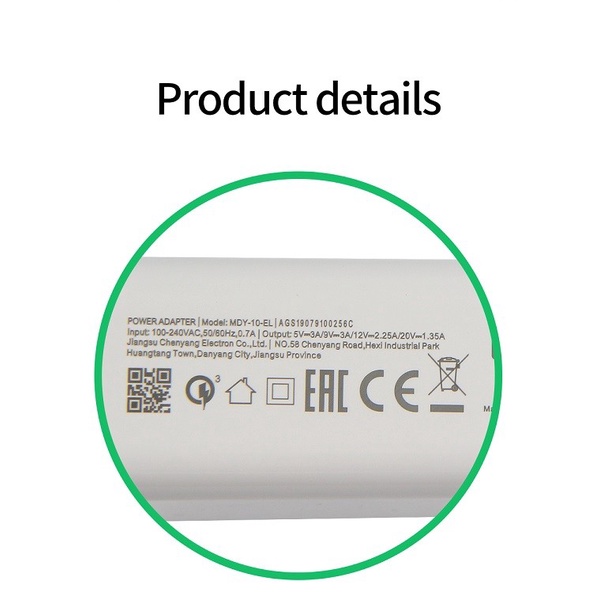 Xiaomi ของแท้ 27W Super Fast Charger Mdy-10-El Qc 4.0 3A Max พร้อม Ty | Shopee Thailand