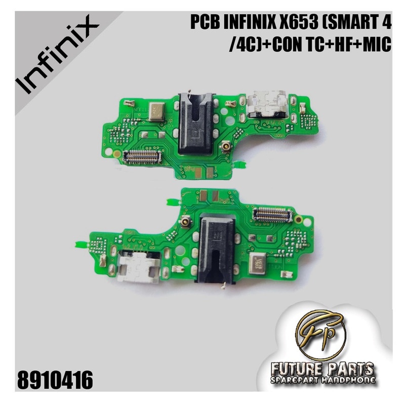 Infinix X653 บอร์ดเคสด้านล่าง (SMART 4/4C) + คอนคอน TC + HF + ไมค์ ...