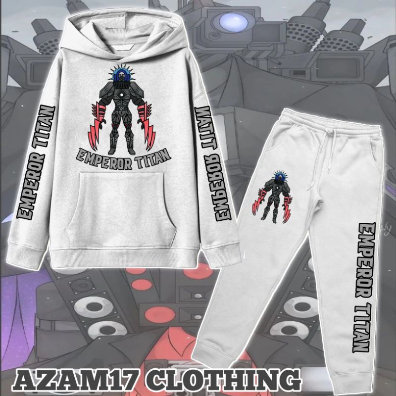 Titan Emperor Man Skibidi Kids Jogger Pants Hoodie Jacket Set Boys ...