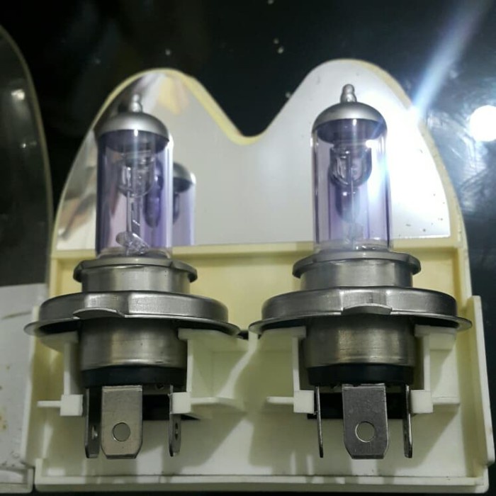 Putih โคมไฟฮาโลเจน H4 90/100W สีขาว ไฟหน้ารถ | Shopee Thailand