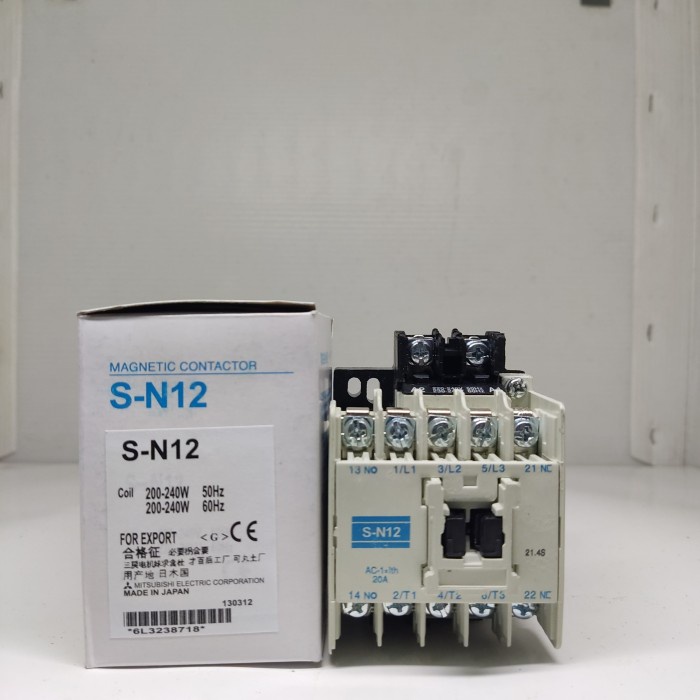 Mitsubishi ของแท้ คอนแทคเตอร์ S-N12 SN-12 SN 12 SN12 220V | Shopee Thailand