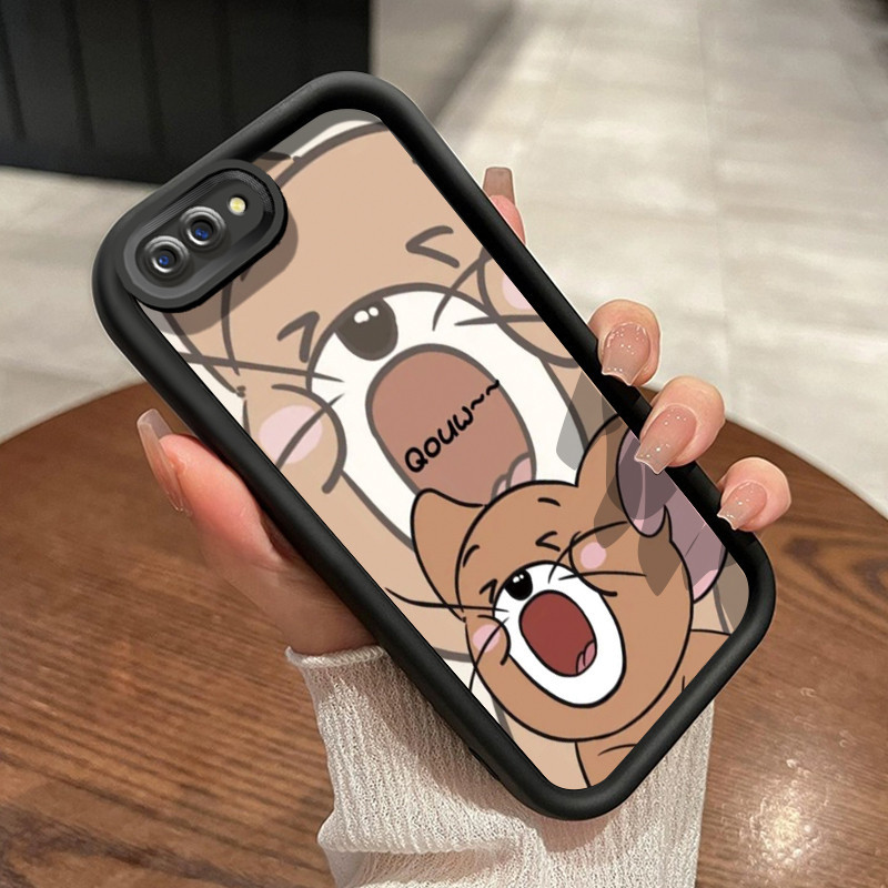 HP OPPO A5 A3s A12E Realme C1 เคสโทรศัพท์มือถือซิลิโคนอ่อนนุ่มเคส ...
