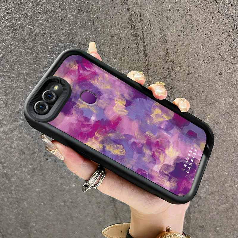 HP OPPO F9 F9 Pro A7x Realme 2 Pro Realme U1 กรณีฝันสีรูปแบบคู่ซิลิโคนอ่อนนุ่มเคสโทรศัพท์ใหม่ ...