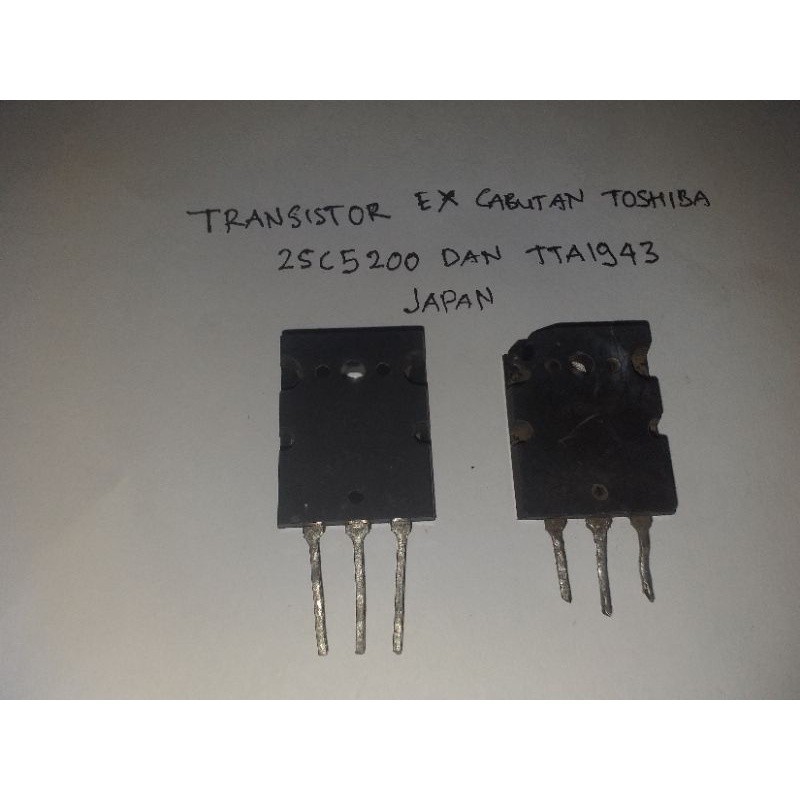 ทรานซิสเตอร์ toshiba ex วาด 25c5200 และ TTA1943 | Shopee Thailand
