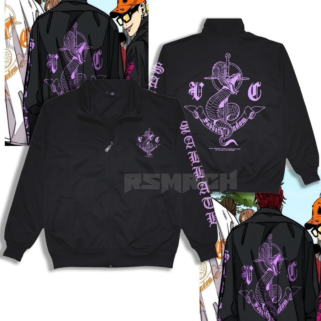 Vinny Purple Wind Breaker Sabbath Crew Manhwa Tracktop Jacket | Shopee ...