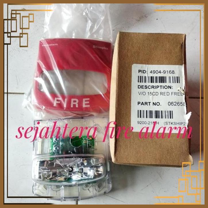 [Sjr] Strobe Fire Alarm Brand Simplex Type 4904-9168 แผ่น Dvd 24 แผ่น (เม็กซิโก) | Shopee Thailand