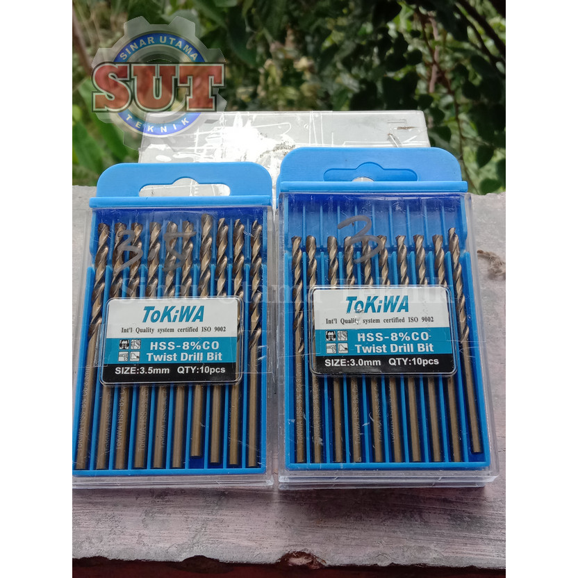 Mata ดอกสว่านเหล็กสเตนเลส 3.5 มม. HSS co8 Tokiwa co8 Takiwa | Shopee ...