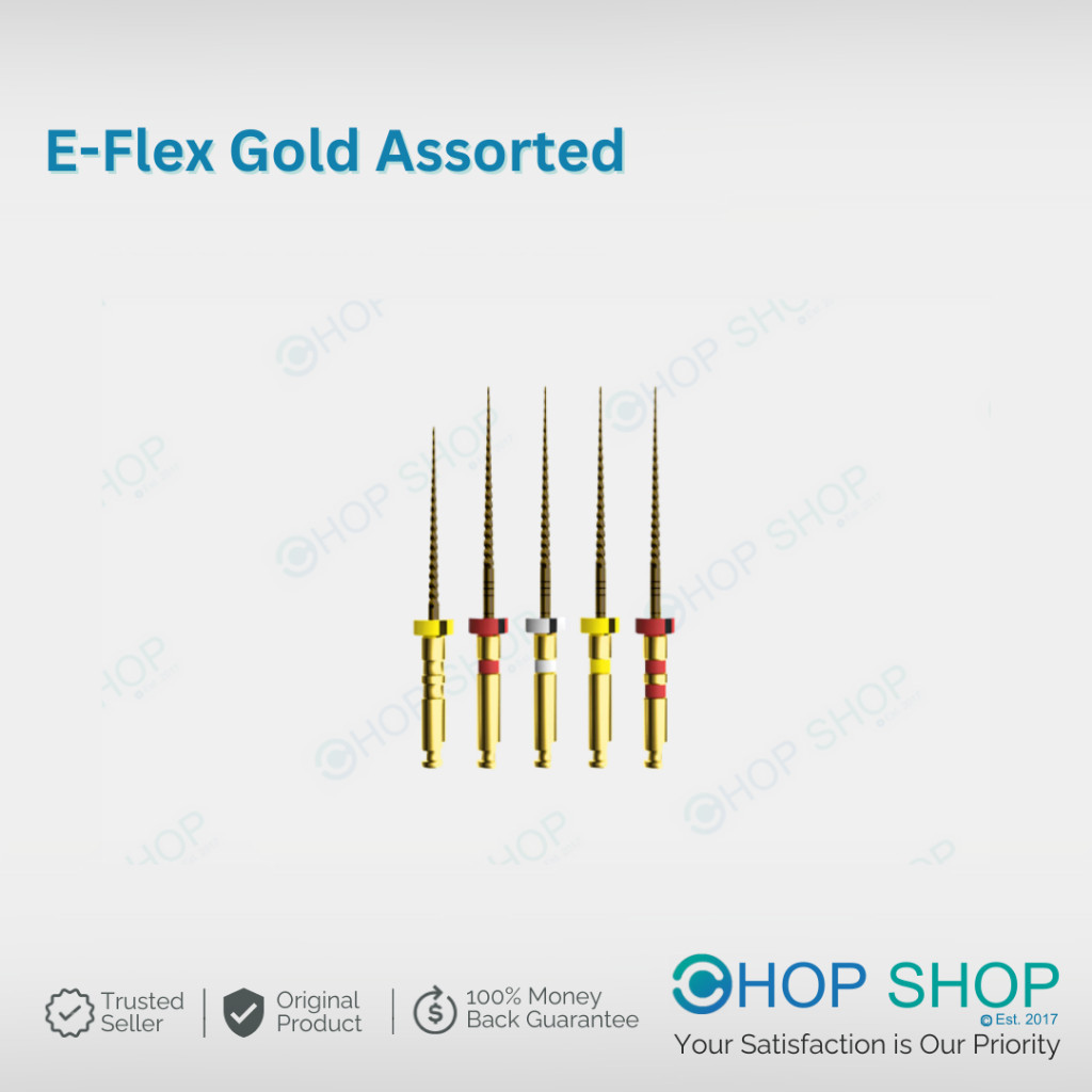 Original E-FLEX Gold Rotary File Eflex Gold Endodontic Rotary File ...