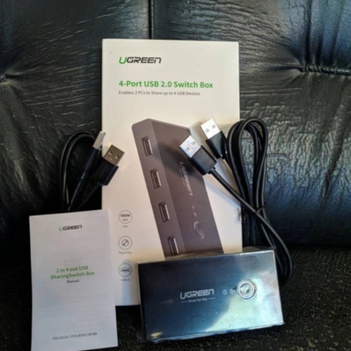 Ugreen Usb Switch Selector 4 Usb Share 4 พอร ์ ตฮับแบ ่ งปันคอมพิวเตอร ...