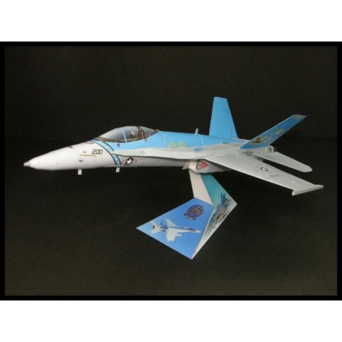 ขายร ้ อน DIY PAPERCRAFT F18 BLACK LION Fighter Pattern Paper Sheet ...