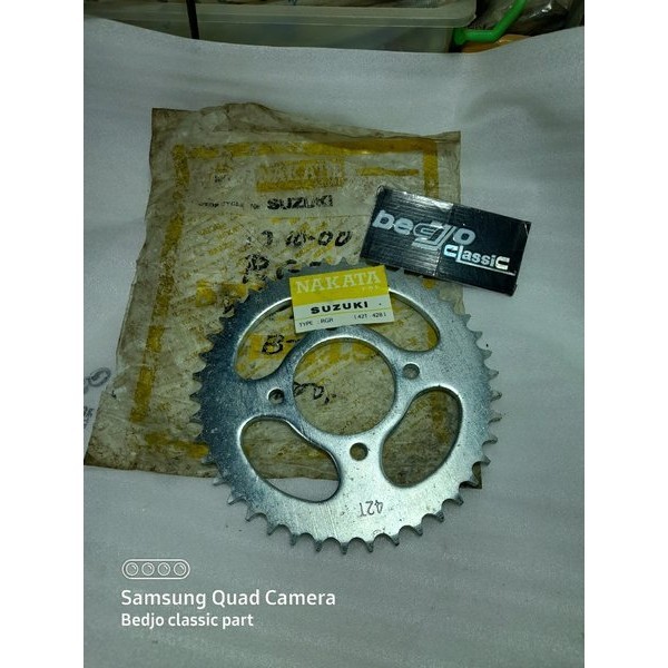 เกียร์หลัง Ger suzuki RGR 150 RGV rgr150 nos ยี่ห้อ nakata 42T - 428 ...