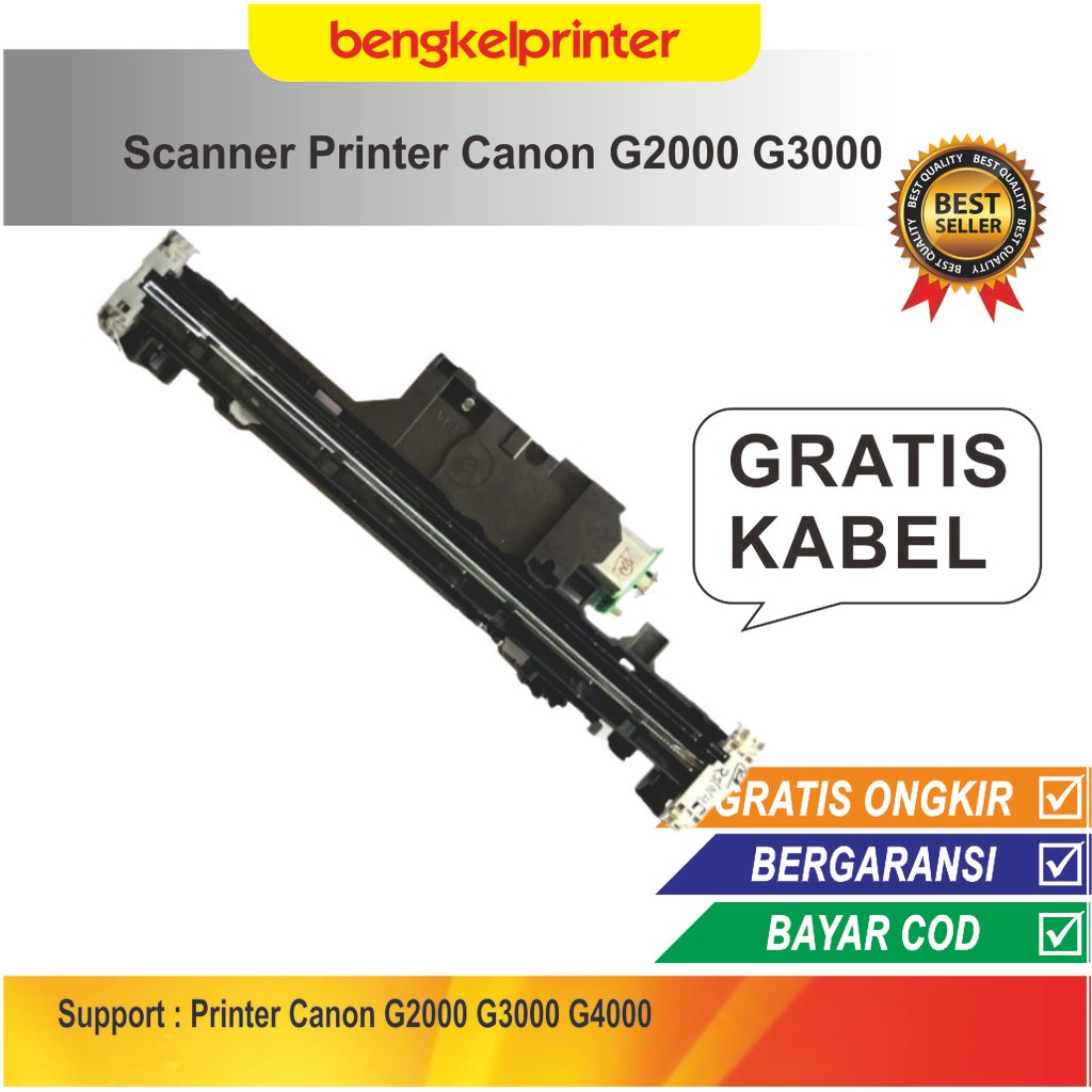 เครื่องพิมพ์สแกนเนอร์หัว Canon G2000 G3000 Grasi Cable มือสอง | Shopee ...