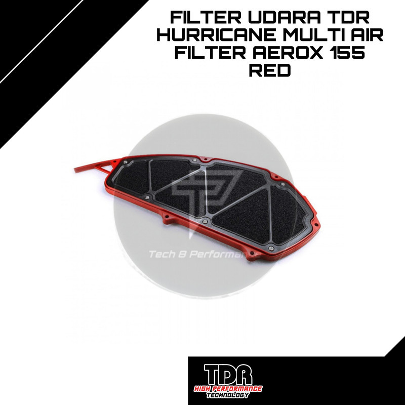 Tdr Hurricane Multi Air Filter Aerox 155 กรองอากาศสีแดง | Shopee Thailand