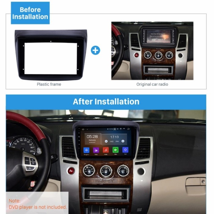 Ori กรอบ Pajero Head Unit Android 9 นิ้ว Pajero Mid | Shopee Thailand