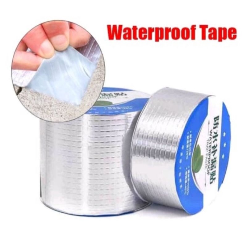 อลูมิเนียมฟอยล์ เทปกาวกันรั่วกันน้ําบิวทิล (5CM X 5M) (5CM X 3M) | Shopee Thailand