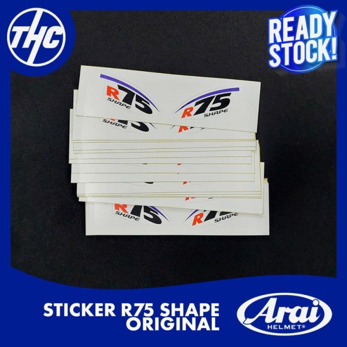 สติกเกอร์ VISOR R75 SHAPE ของแท้ ARA1 HELMET พรีเมี่ยม ของแท้ | Shopee ...