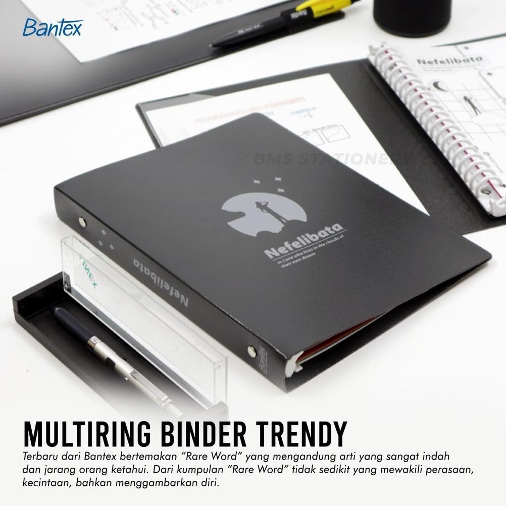 [BMS Tangerang] BANTEX MULTIRING BINDER TRENDY A5 20 RING 3324 READY TO SEND | Shopee Thailand