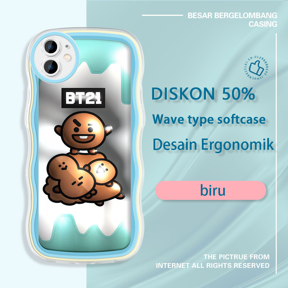 Jinouwe Apple iPhone 12 13 14 Plus Mini Pro Max เคสโทรศัพท์ BT21 Baby ...