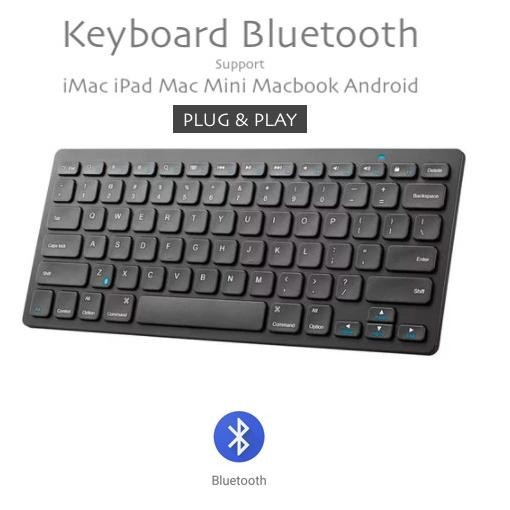 Imac Mac Mini Bluetooth Keyboard Imac Oem คีย์บอร์ด Bluetooth สีดํา ...