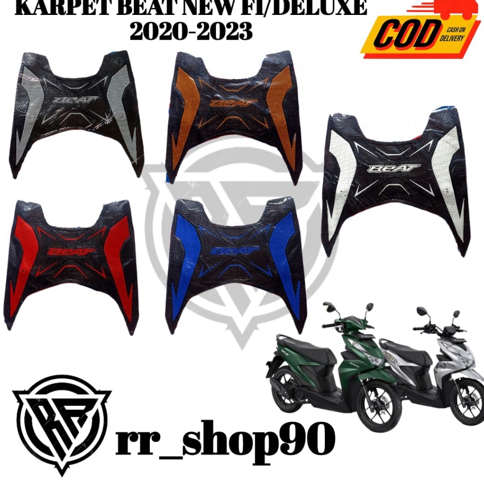 Gq BEAT ESP FI พรมรถจักรยานยนต์ DELUXE STREET 2020-2023 LED ที่พักเท้า ...