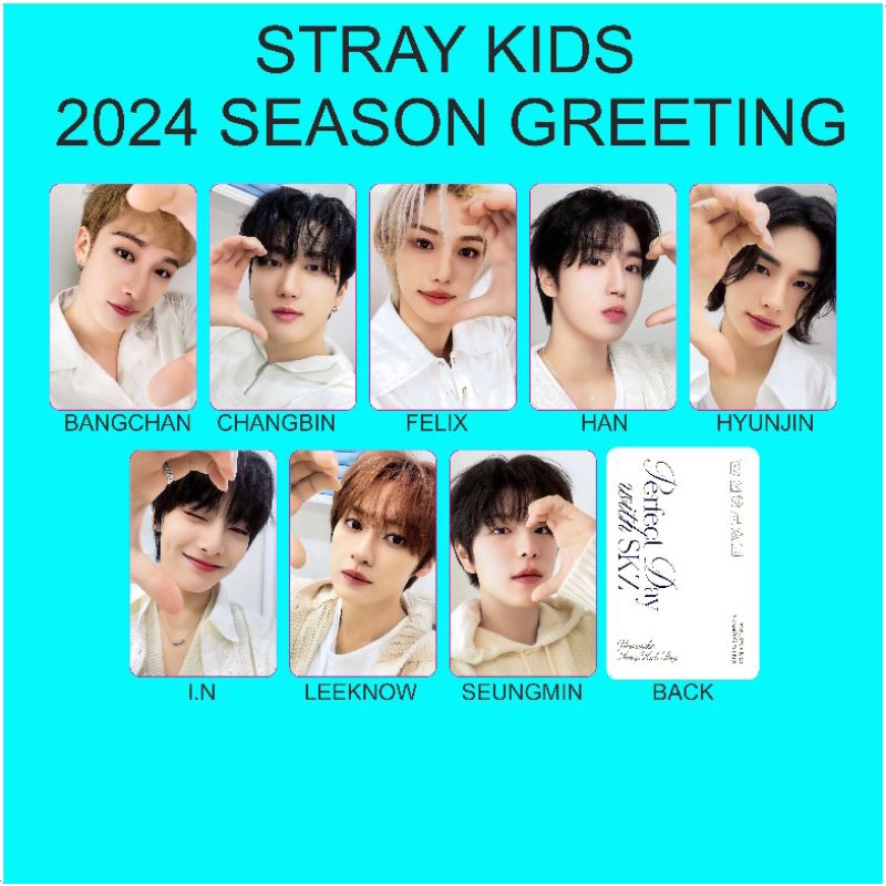 โฟโต้การ์ด Kpop Stray Kids 2024 สําหรับเด็ก | Shopee Thailand