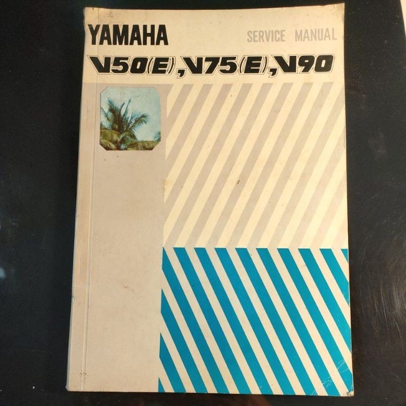 หนังสือคู ่ มือ Serviz ดั ้ งเดิม Yamaha V50 V75 V90 Yamaha Motorcycle ...