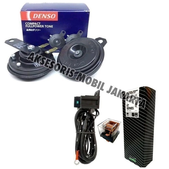 ใหม่! ชุดแตรรถยนต์ BRV DENSO DISC DISK PLUS ชุดสายเคเบิล RELAY MX ...