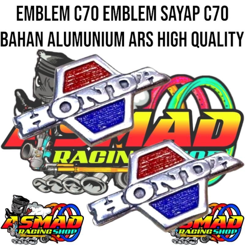 C70 Emblem C70 Wing Emblem ARS วัสดุอลูมิเนียม คุณภาพสูง | Shopee Thailand