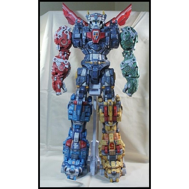 จัดส ่ งฟรี DIY PAPERCRAFT MECHA ZOID VOLTRON ROBOT รูปแบบแผ ่ น 40 ซม. ...