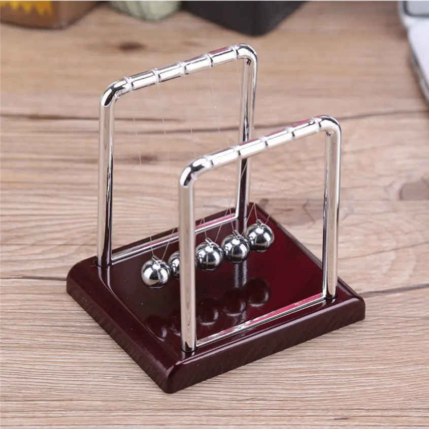 [QS] Newton Office Table Decoration 5 Ball Pendulum Desk Display - H50S ...