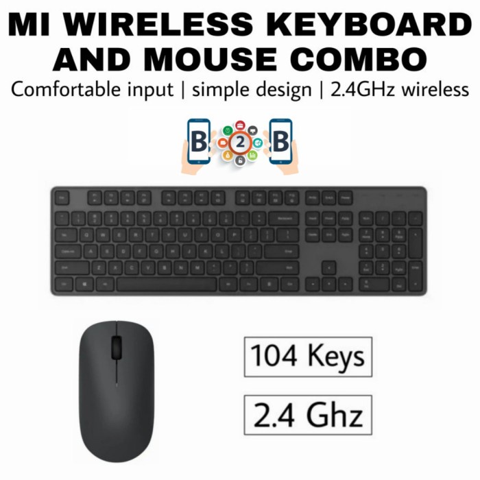 Mi WIRELESS KEYBOARD MOUSE COMBO SET ORIGINAL | Shopee Thailand