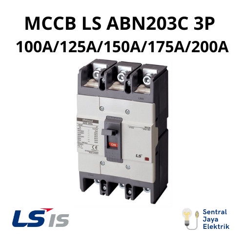 Mccb ABN203C 3 เฟส 100A 125A 150A 175A 200A 225A METASOL LS ของแท้ | Shopee Thailand