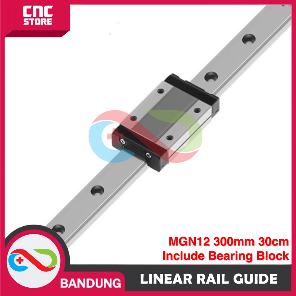 Mgn12 300MM 30CM LINEAR RAIL GUIDEUDE INCL MGN12H บล็อกแบริ่ง | Shopee Thailand