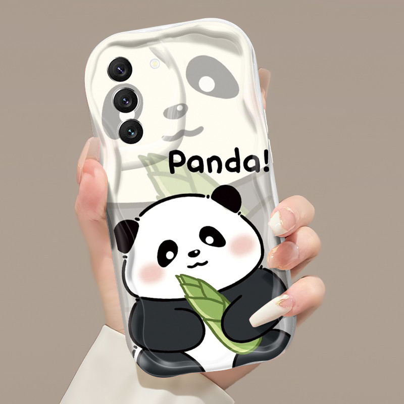 Hp Samsung Galaxy S22 Plus S22 Ultra Case รูปแบบแพนด้าโปร่งใสโทรศัพท์ ...