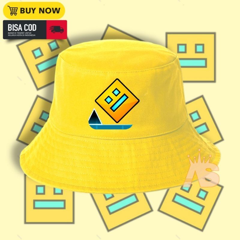 Geometry Dash Game Kids Bucket Hat | Shopee Thailand