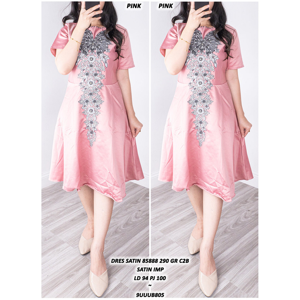 Satin DRES 85888 290 GR C2B สต็อกตามและอัพเดต | Shopee Thailand