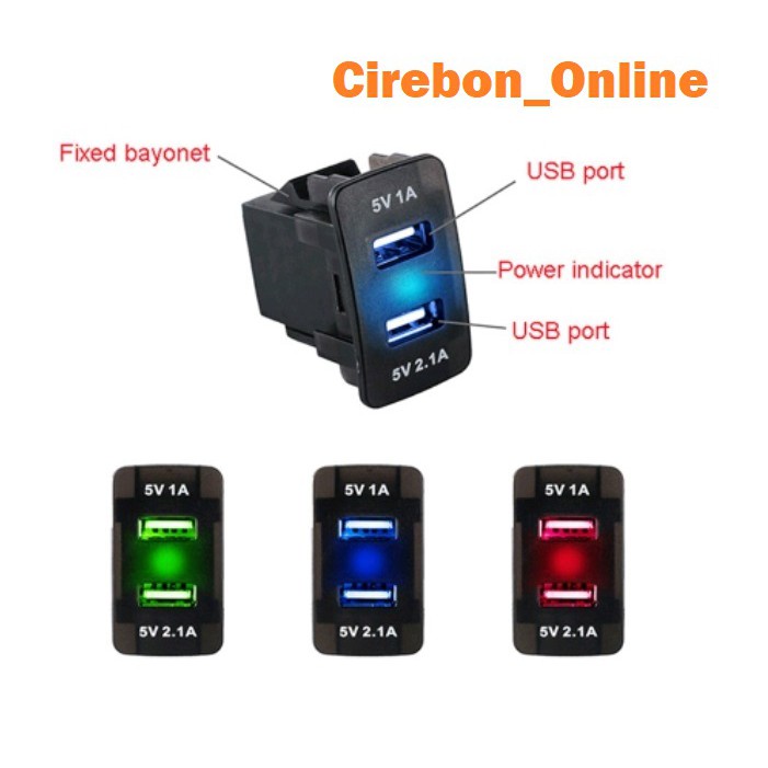 Dual Usb Car Charger สําหรับรถยนต์ Honda ทุกรุ่น - Usb Car Fast ...