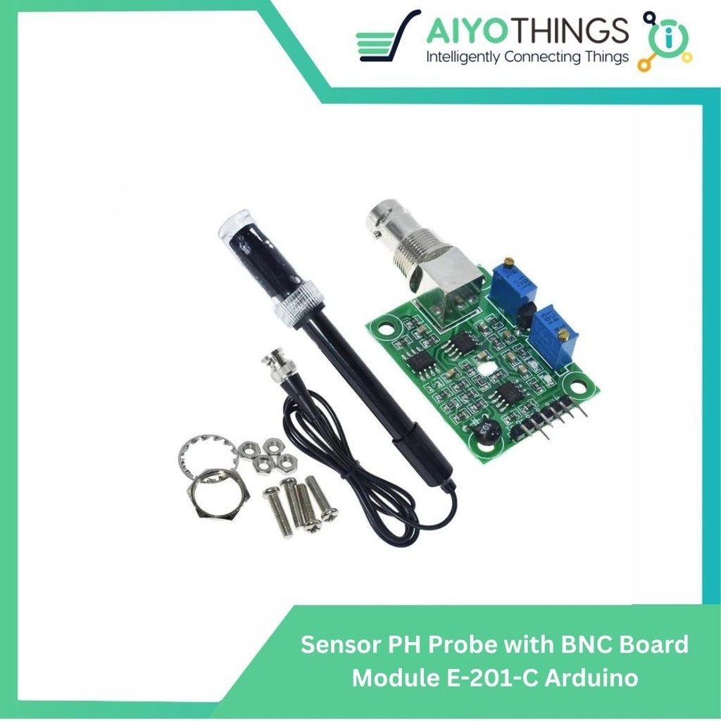 [BR873] โพรบเซนเซอร์ Ph พร้อมโมดูลบอร์ด BNC E-201-C Arduino | Shopee ...