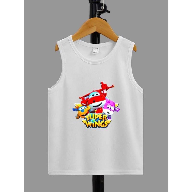 เสื ้ อกล ้ ามเด ็ ก Superwing 2-10 ปี | Shopee Thailand