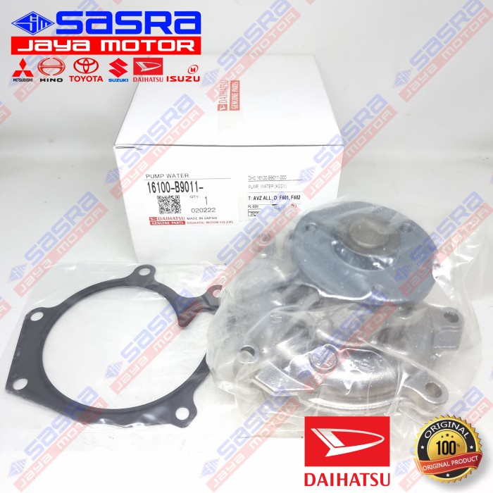 เครื่องปั๊มน้ํา Avanza Xenia 2003-2015|Rush / terios F700|Granmax อะไหล่แท้ ORI Daihatsu DHS ...