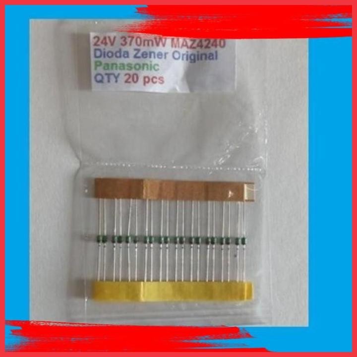 (BK Mbi) QTY 20 ชิ้น 24V 370MW MAZ4240 DIODE ZENER ORIGINAL PANASONIC | Shopee Thailand