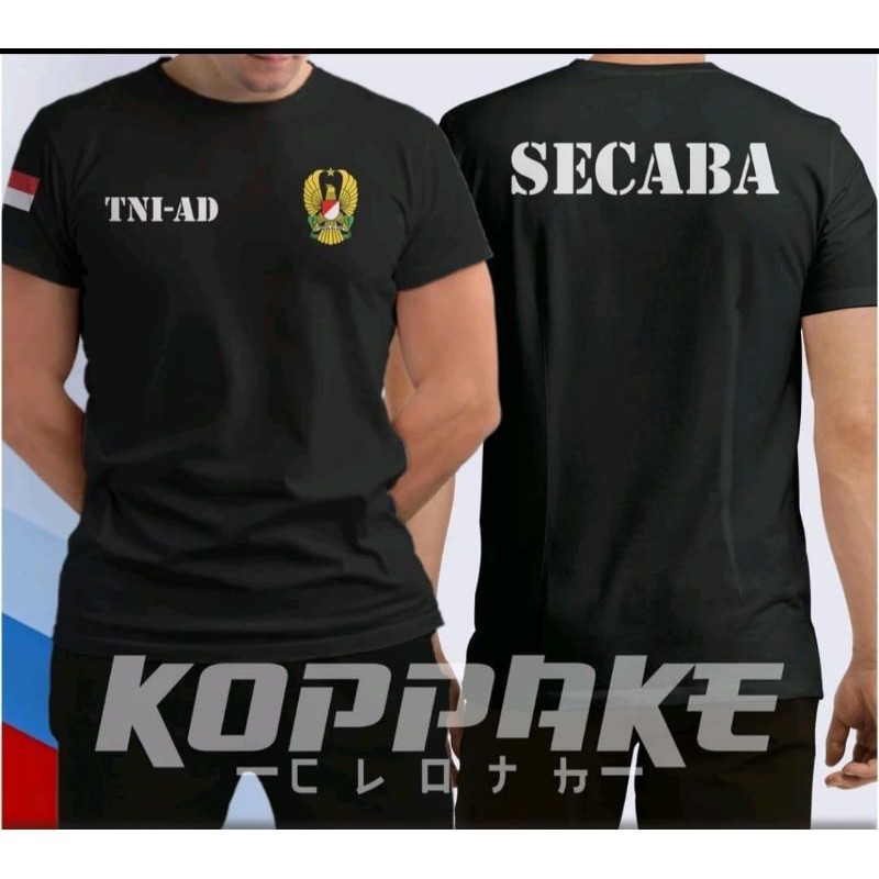 เสื้อยืด พิมพ์ลาย Tni AD SECABA INDONESIA | Shopee Thailand