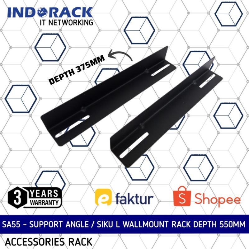 Siku Sa55 รองรับความลึกของมุม 375 มม. ข้อศอก L Wallmount Rack 550 มม. ...