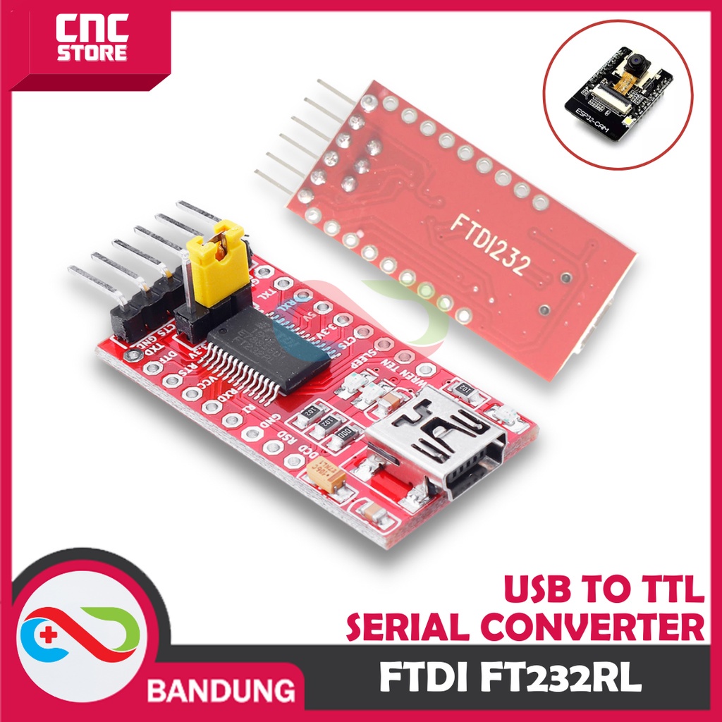 Ftdi FT232RL FT232 USB TO TTL SERIAL CONVERTER โมดูลอะแดปเตอร ์ ...