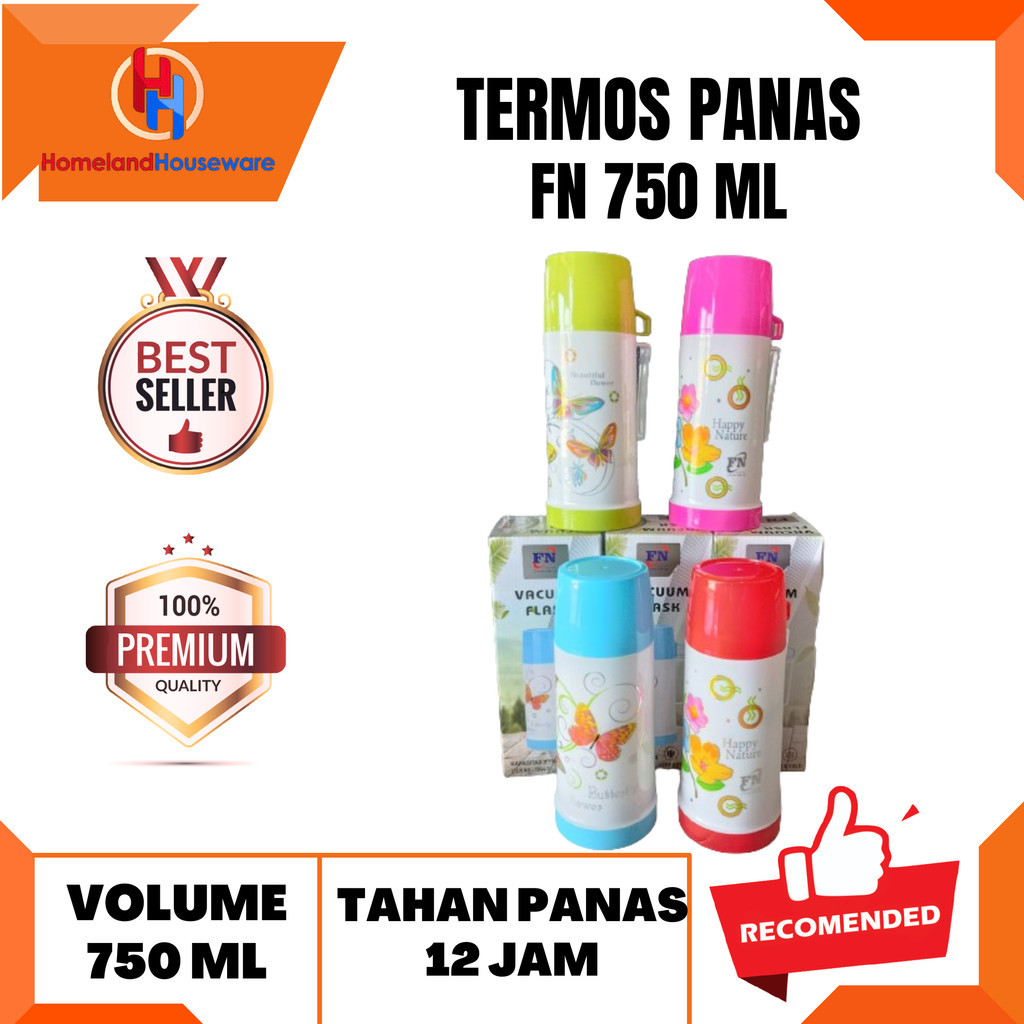 TERMOS HOT THERMOS FN 750 ML/แบรนด์ FN 750ML/ COLORFUL HOT WATERS FN ...