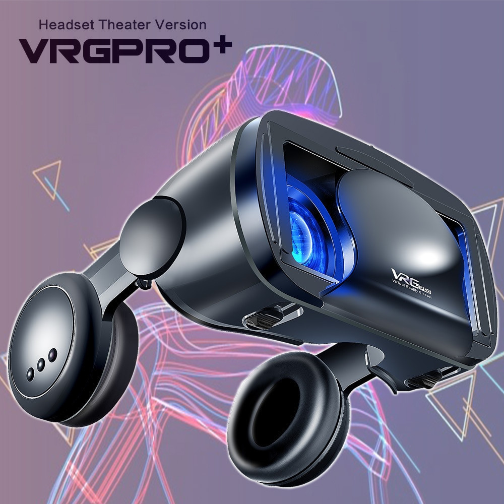 Vrg VR Box แว่นตาเสมือนจริงพร้อมหูฟัง - VRGPRO+ | Shopee Thailand