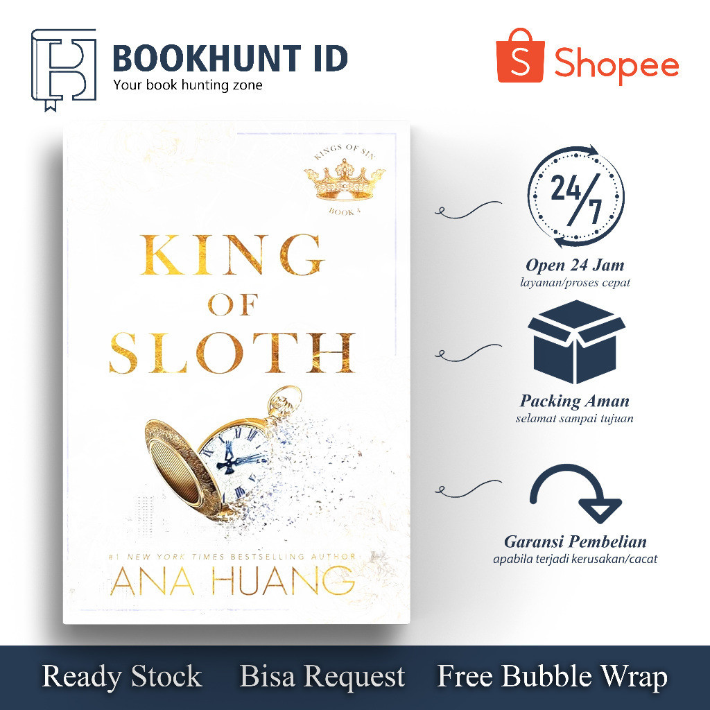 King of Sloth (Kings of Sin, 4) โดย Ana Huang (อังกฤษ) | Shopee Thailand
