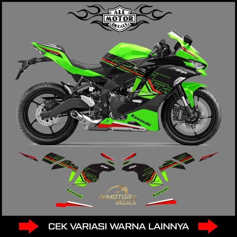 Striping Ninja Zx25R Motif Design Krt Zx-10R 2023/Decal Kawasaki Zx25R ...